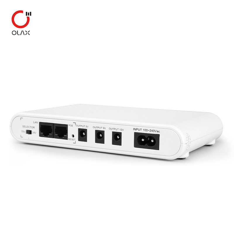 OLAX POE D3 Mini UPS alimentation ininterrompue AC 5V/9V/12V UPS Banque ...