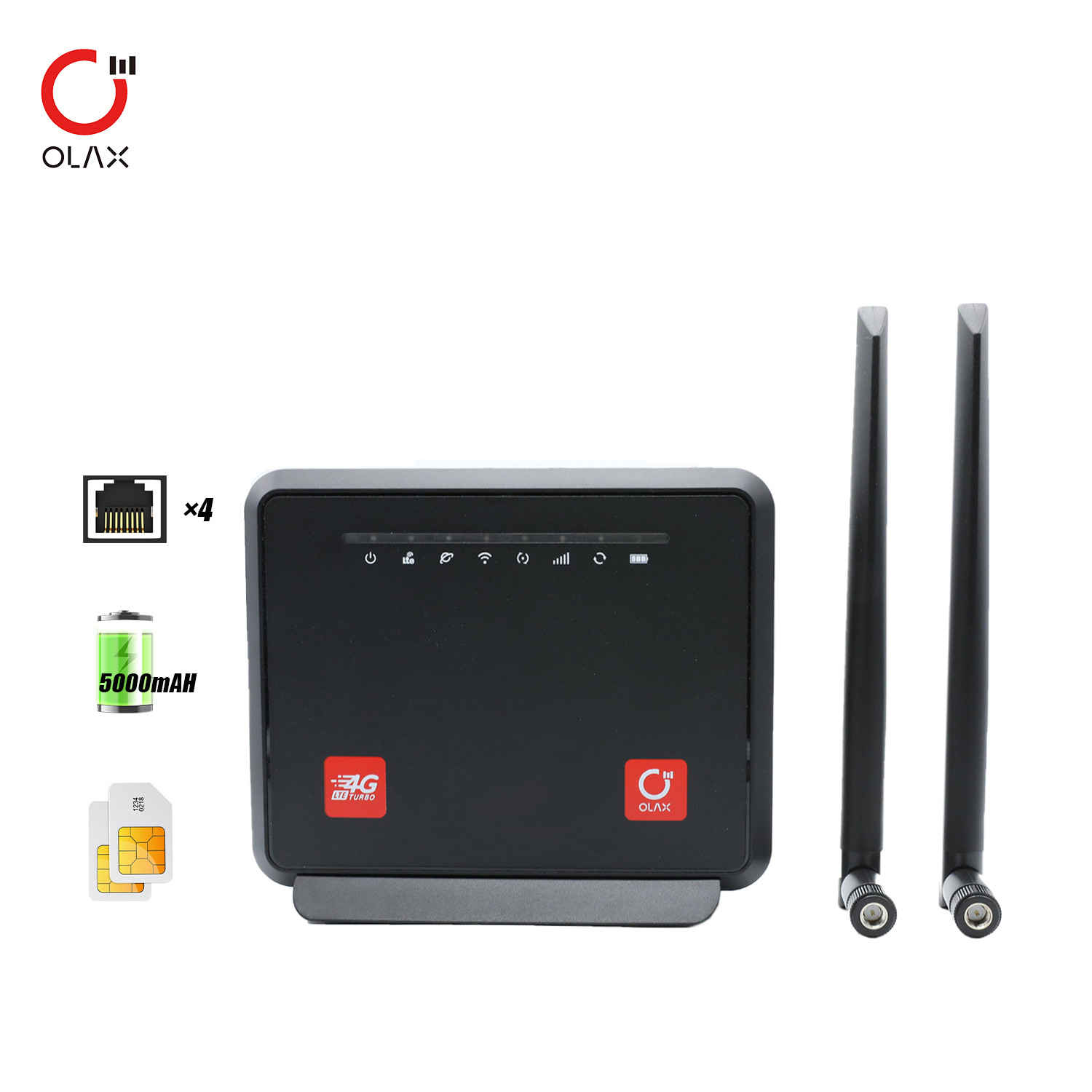 Modem OLAX MC60 Smart Home 300 Mbps longue portée 4g LTE CAT4 CAT6 ...